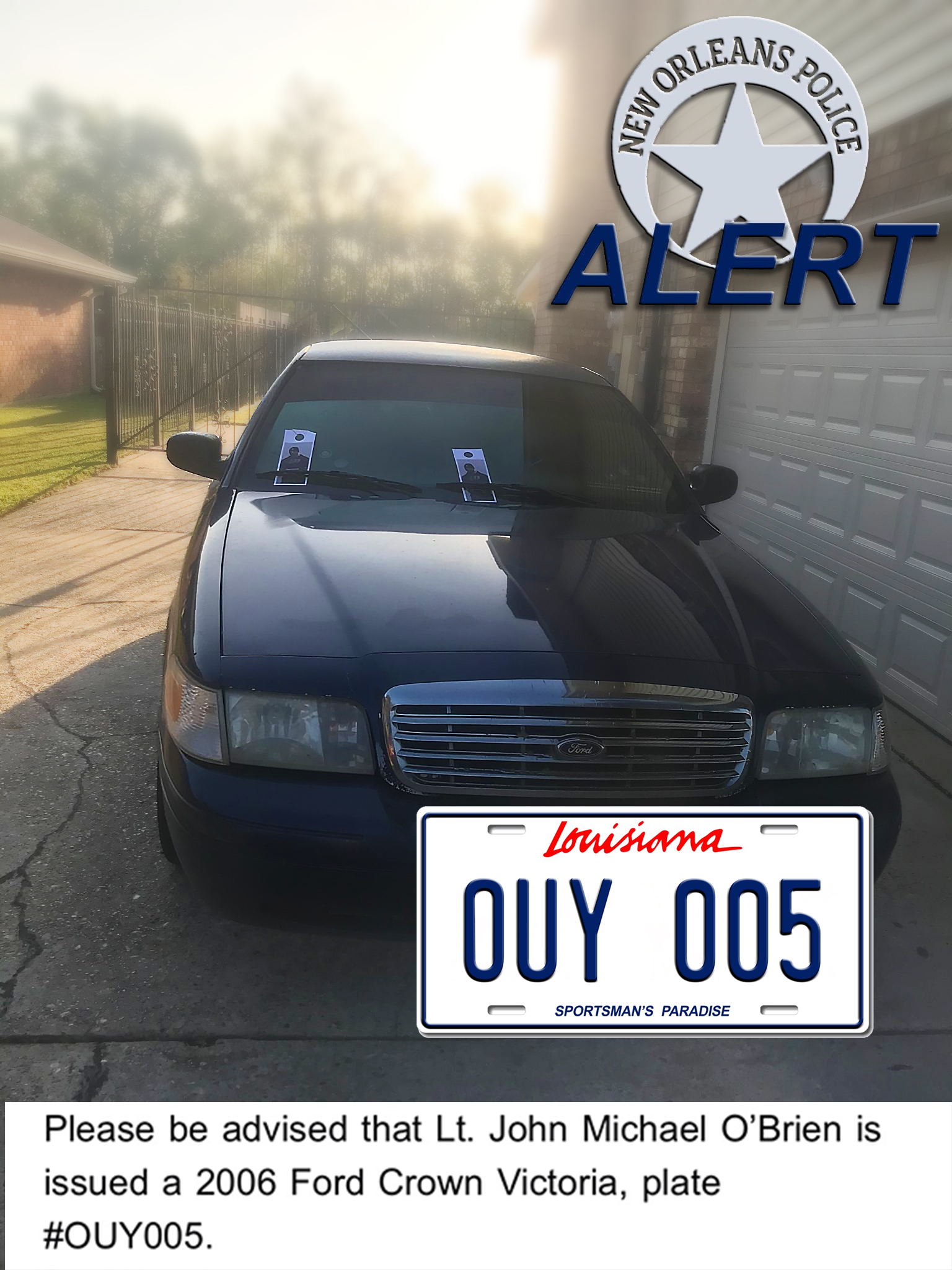 Lieutenant John O'Brien — NOPD — Sexual Predator – Warning the New ...